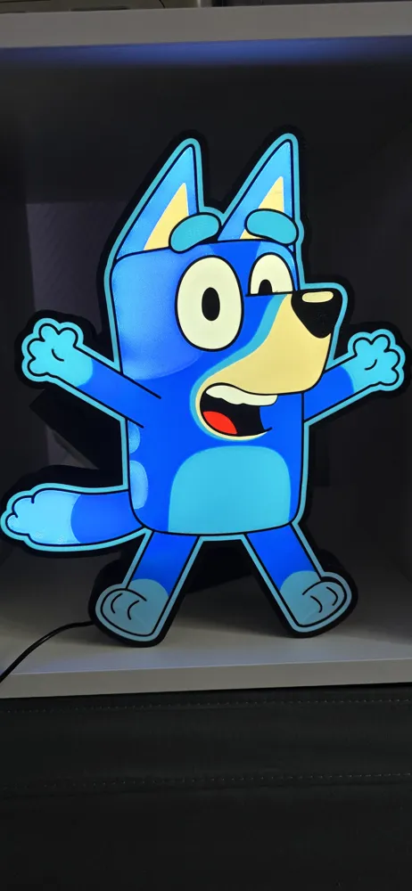 Bluey Lightbox 30,5 cm for H2D by Nico91 MakerWorld: Download Free 3D Models