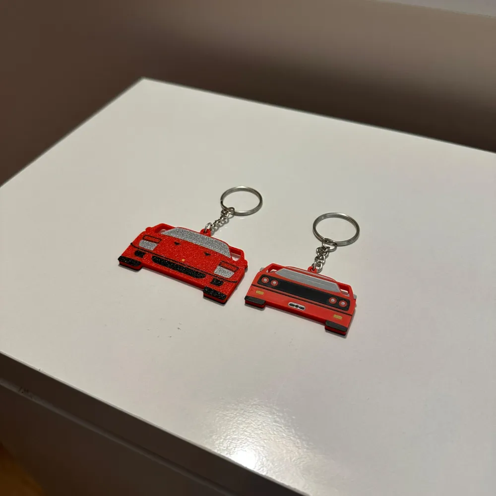 Ferrari F40 Double Sided Keychain by FilumStudios - MakerWorld