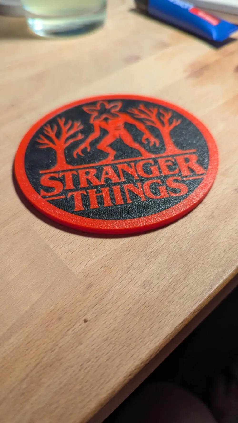 Stranger Things Coaster - Free 3D Print Model - MakerWorld