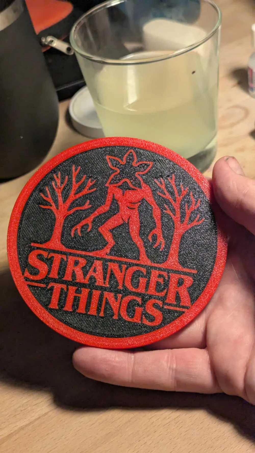 Stranger Things Coaster - Free 3D Print Model - MakerWorld