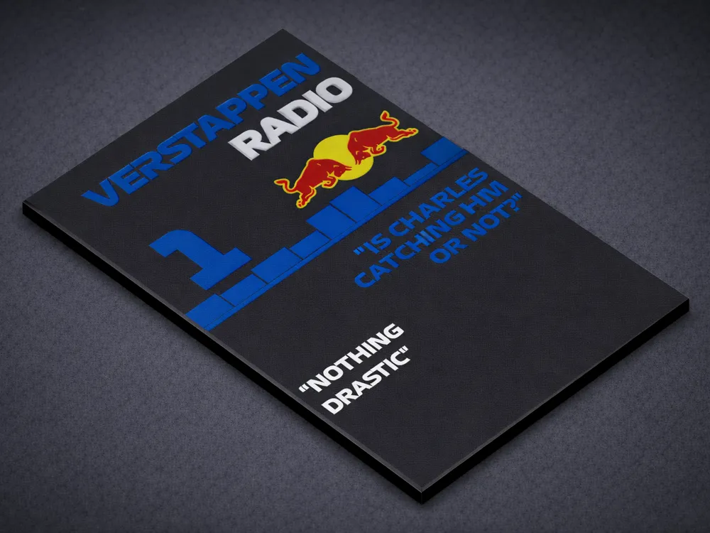 TEAM RADIO VERSTAPPEN 02 (2025) - Free 3D Print Model - MakerWorld