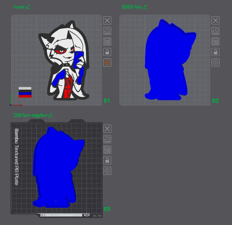 Loona Helluva Boss Lightbox by Alegiro - MakerWorld