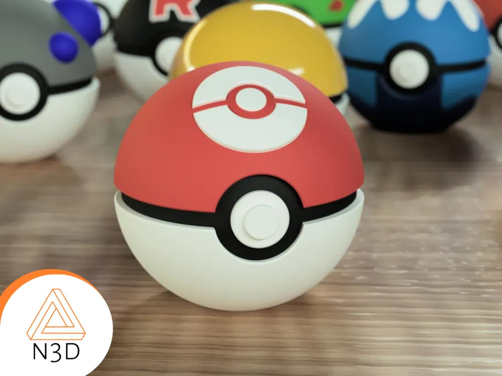 Sport Ball - Pokemon Pokeball Collection by N3D - MakerWorld
