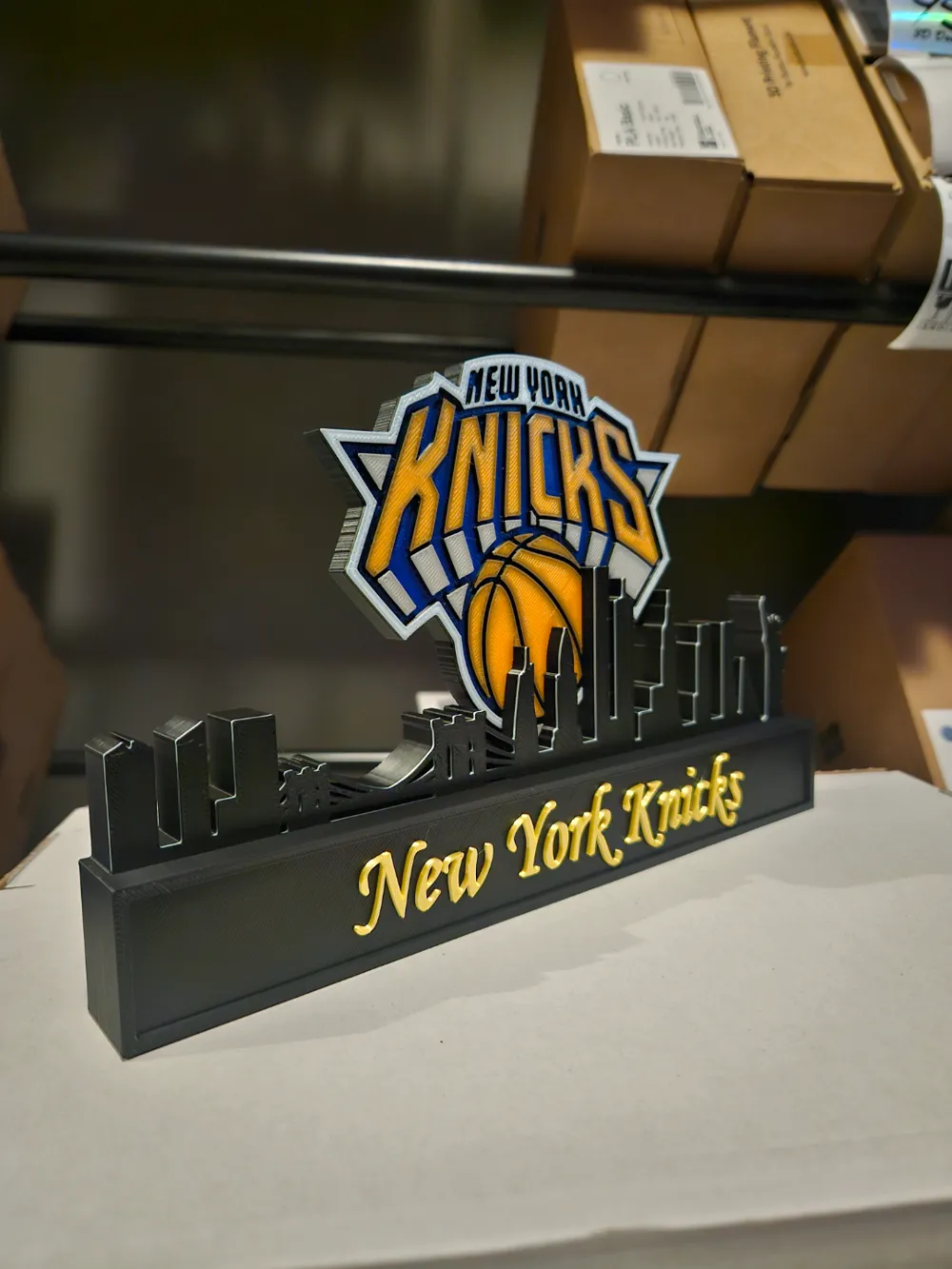 new york knicks skyline NBA by Jessie_3d_art MakerWorld: Download Free ...