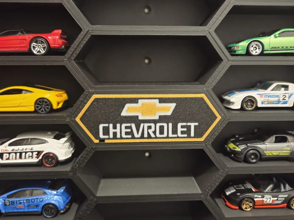 Chevy logo insert hotwheels box - Free 3D Print Model - MakerWorld