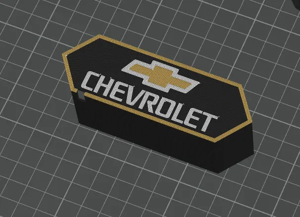 Chevy logo insert hotwheels box - Free 3D Print Model - MakerWorld