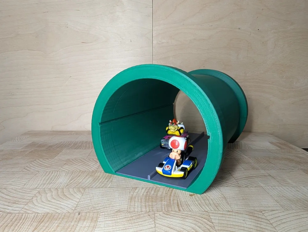 SM64 Mario Raceway Pipe- Hot Wheels Display/ Track by GBCreative ...
