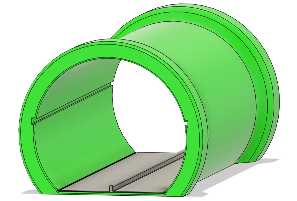 SM64 Mario Raceway Pipe- Hot Wheels Display/ Track - Free 3D Print ...