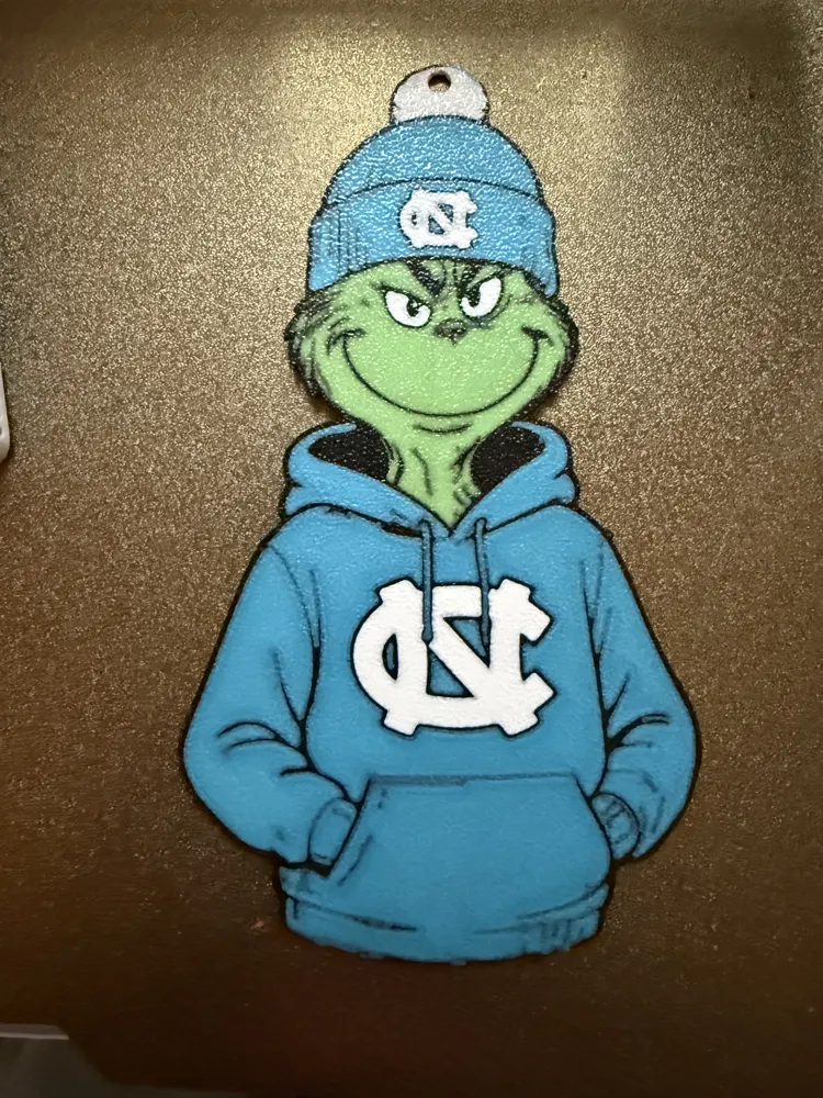 Grinch UNC Tarheel by ryanscreations MakerWorld: Download Free 3D Models