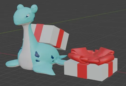 Christmas/Gift Box Lapras - Pokémon by DaniCali MakerWorld: Download ...