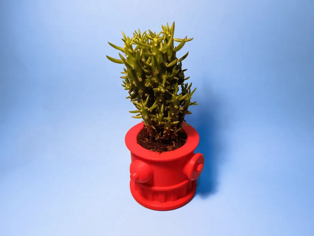 Fire Hydrant Plant Pot - Free 3D Print Model - MakerWorld