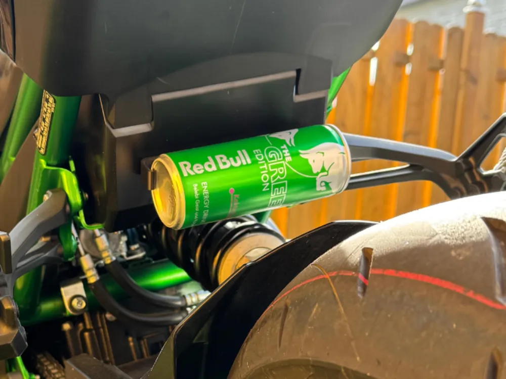 Red Bull Can Holder Motorcycle Kawasaki - Free 3D Print Model - MakerWorld