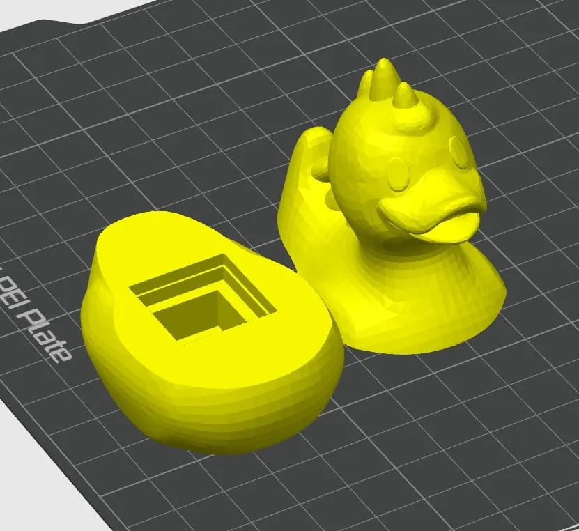 Rubber Ducky Dino Fidget Clicker Toy by Ada & K - MakerWorld