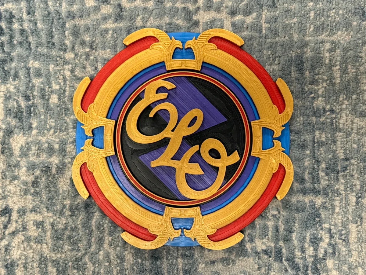 ELO - Electric Light Orchestra Wall Art - Free 3D Print Model - MakerWorld