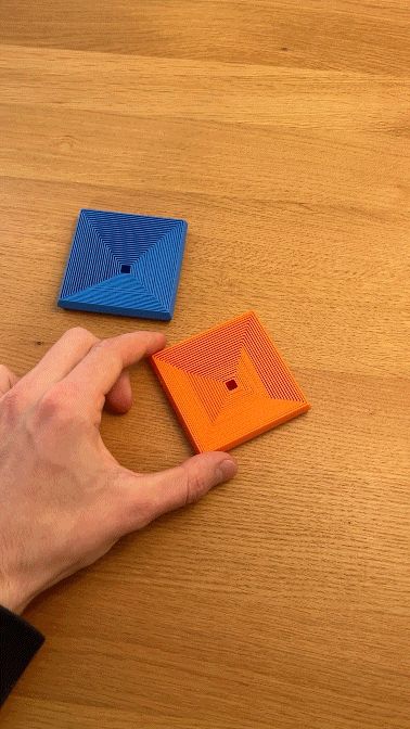 Square Fidget Toy - Free 3D Print Model - MakerWorld