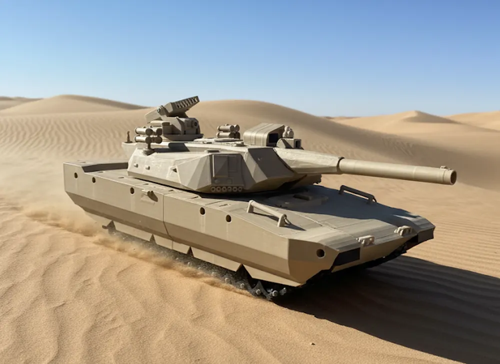 93 Parade Type 100 Main Battle Tank / 93阅兵100式主战坦克 来自 鸦鸦101 MakerWorld：免费下载 3D 模型