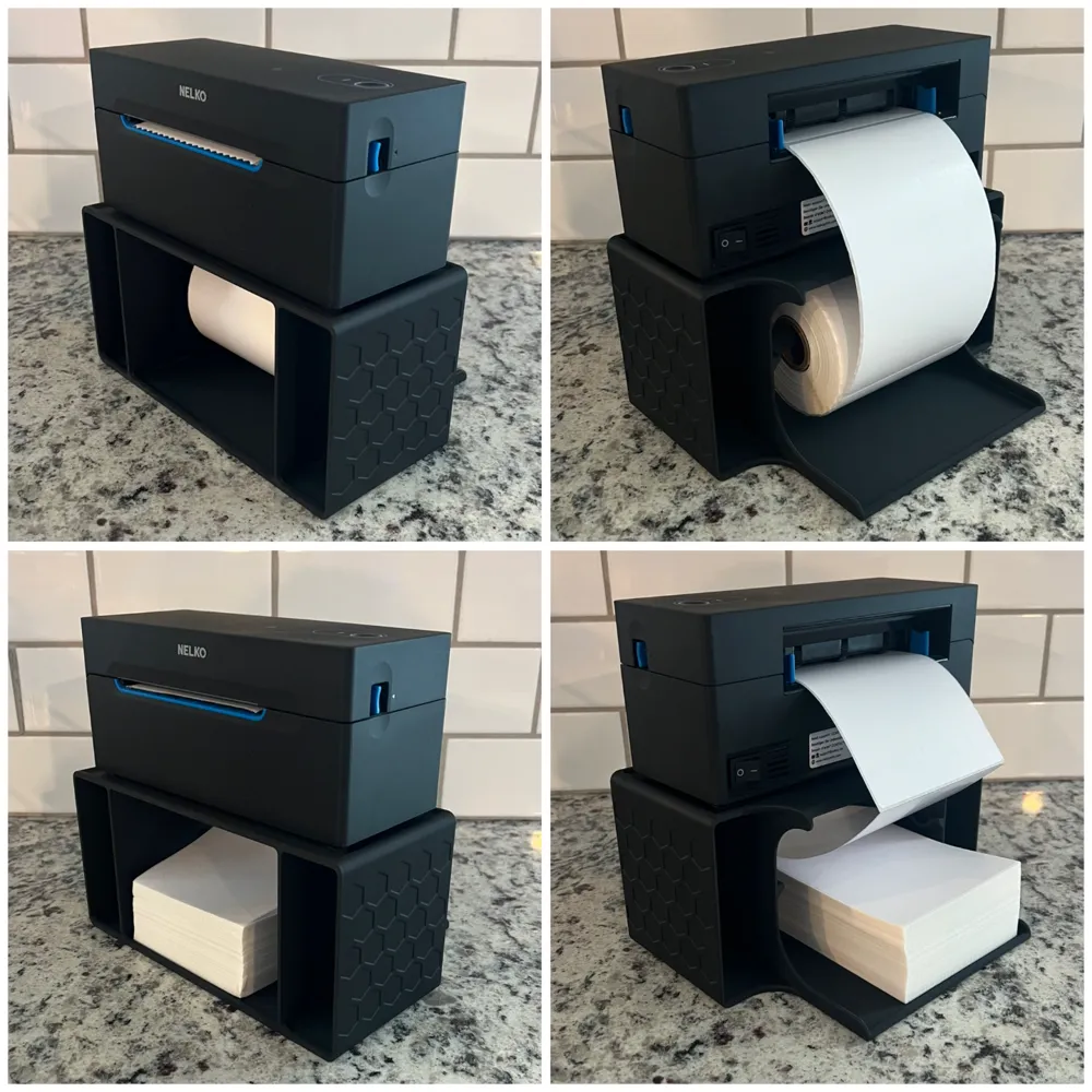 Thermal Printer Stand - Rolls or Fan-Fold Labels by jayz5jz MakerWorld ...