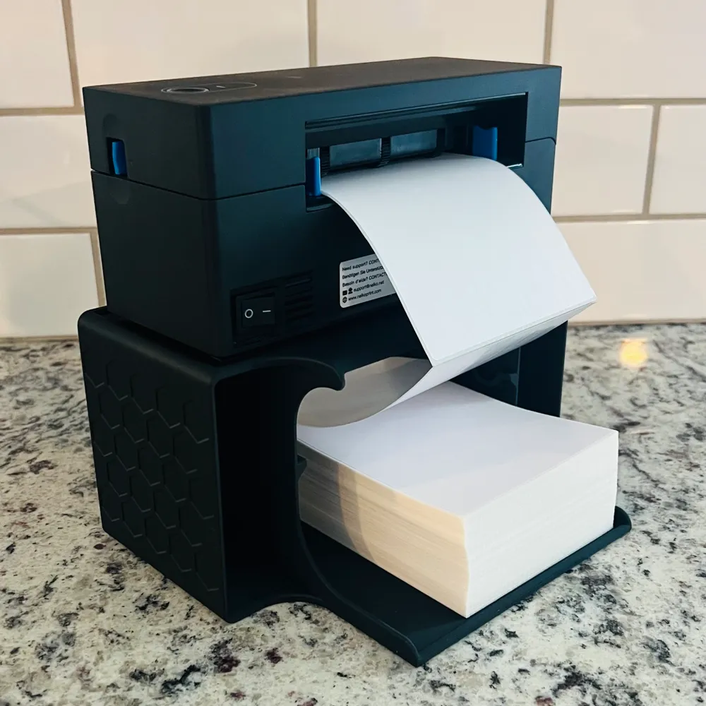 Thermal Printer Stand - Rolls or Fan-Fold Labels by jayz5jz MakerWorld ...