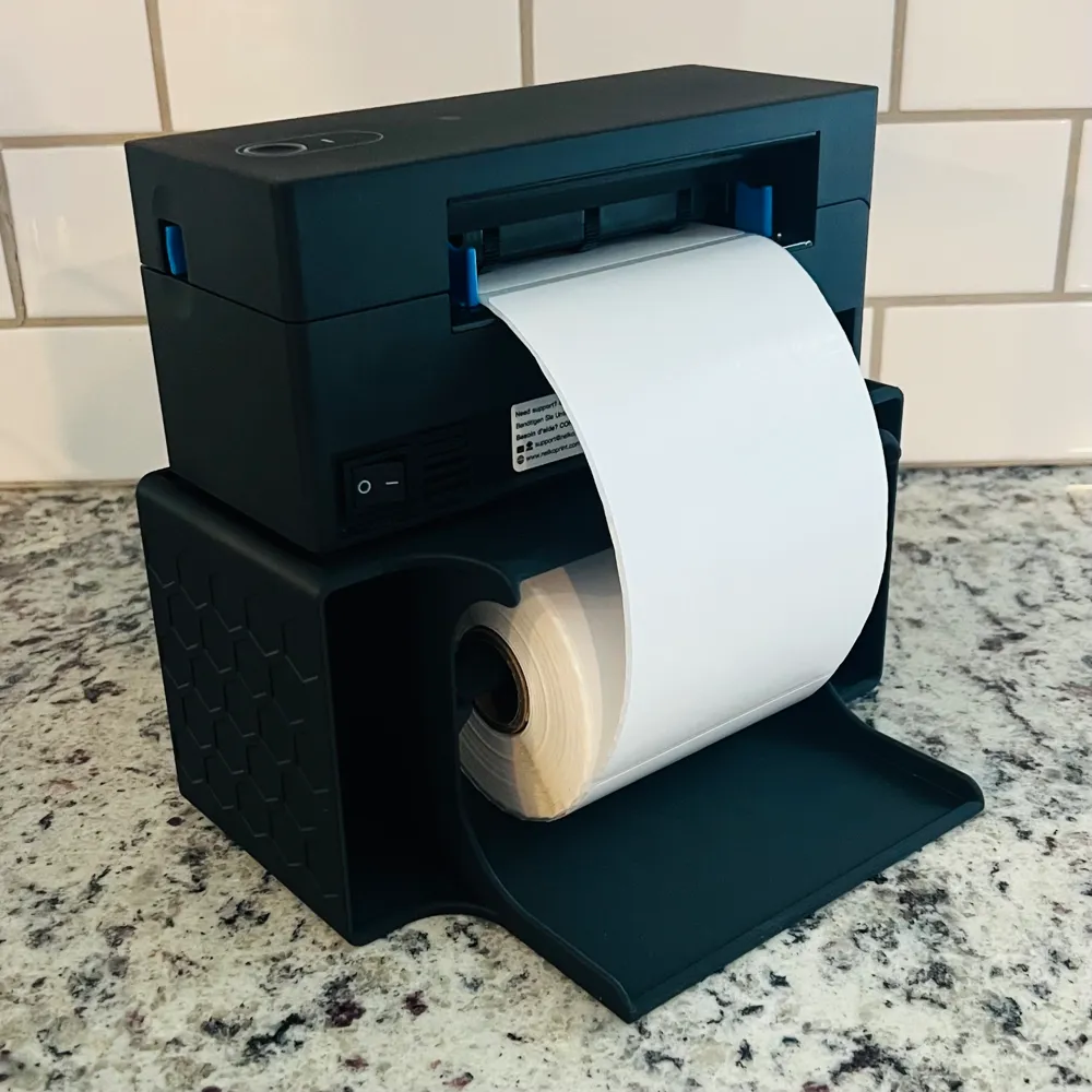 Thermal Printer Stand - Rolls or Fan-Fold Labels by jayz5jz MakerWorld ...