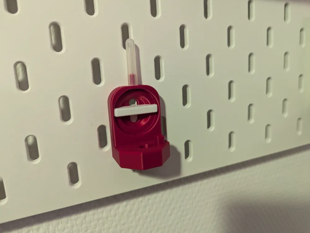 Tweezer Holder Skadis T-Clip by BingoDS - MakerWorld