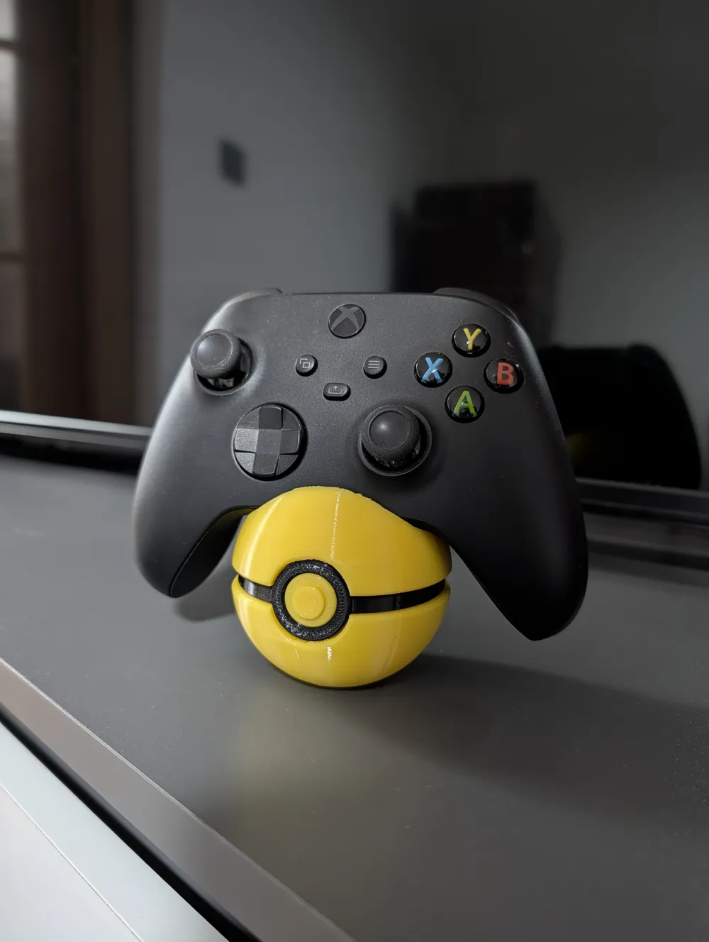 Pokeball Xbox Controller Stand - Free 3D Print Model - MakerWorld