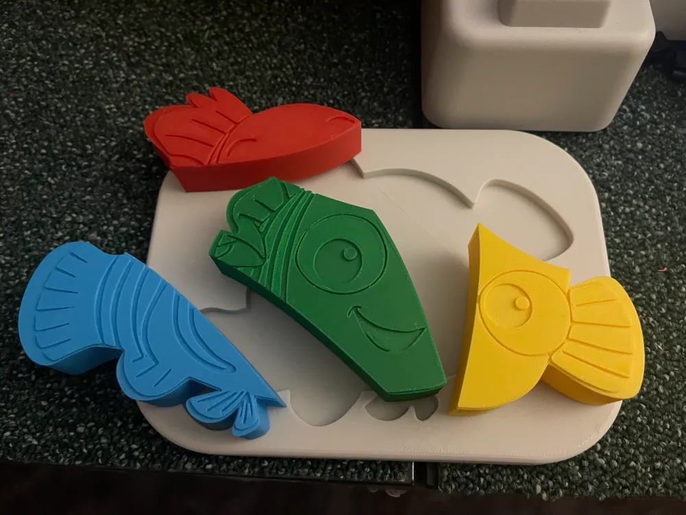 Nemo - insert puzzle for kids by intommy - MakerWorld