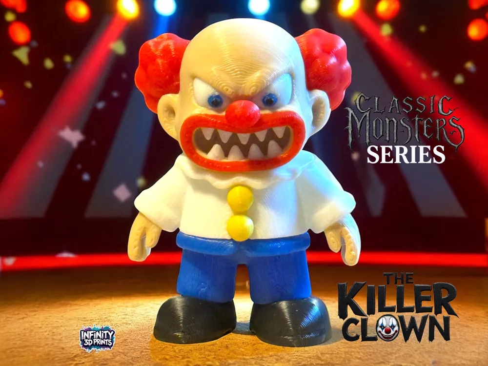 THE KILLER CLOWN - MINI FLEXI - CM SERIES - Free 3D Print Model ...