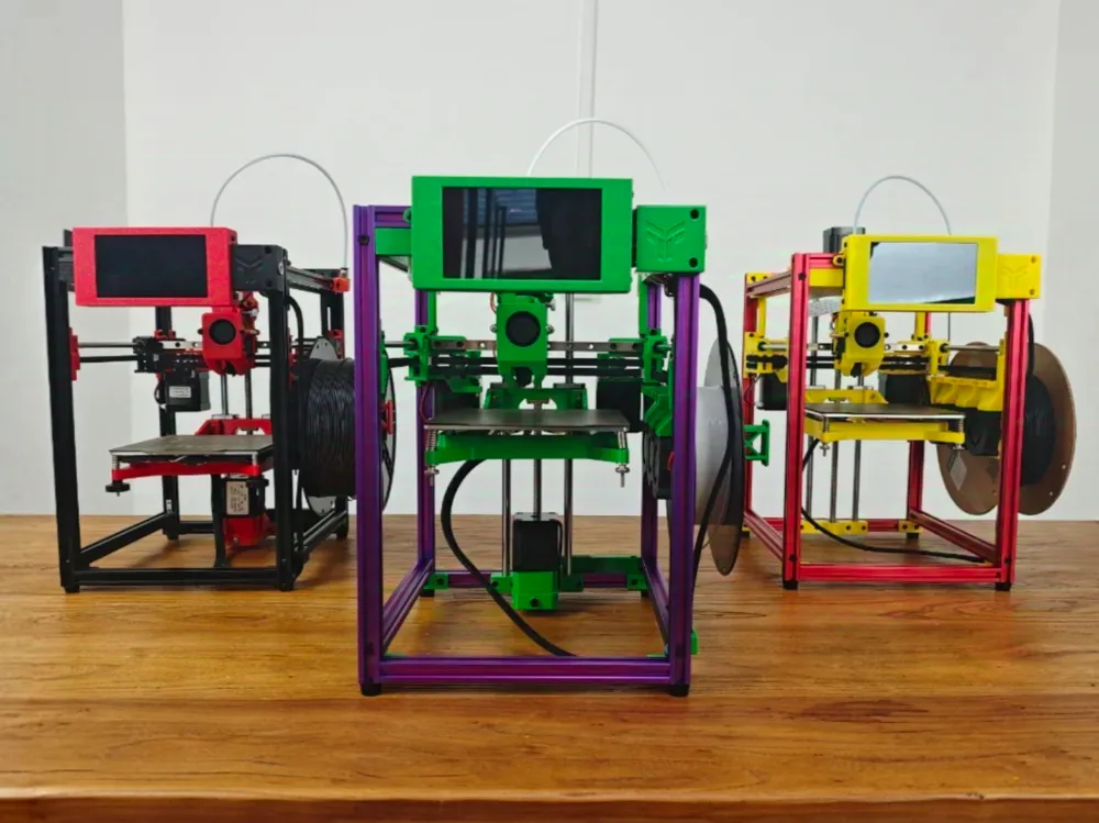 Bilibili [Big Fish DIY] Suzaku 3D Printer Complete Set of Printed Parts by 大鱼DIY MakerWorld ...