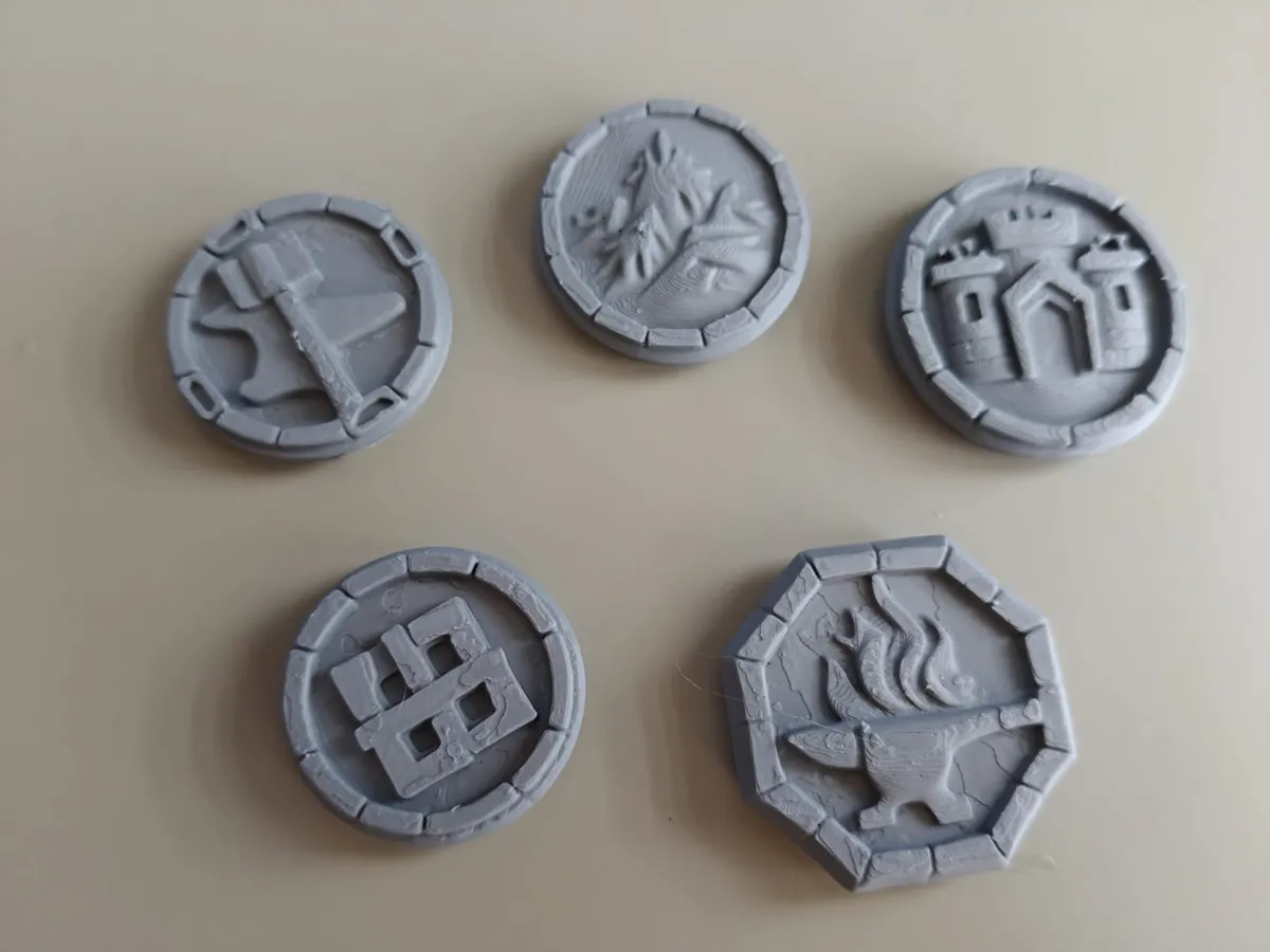 DnD dwarven coin set prop - Free 3D Print Model - MakerWorld
