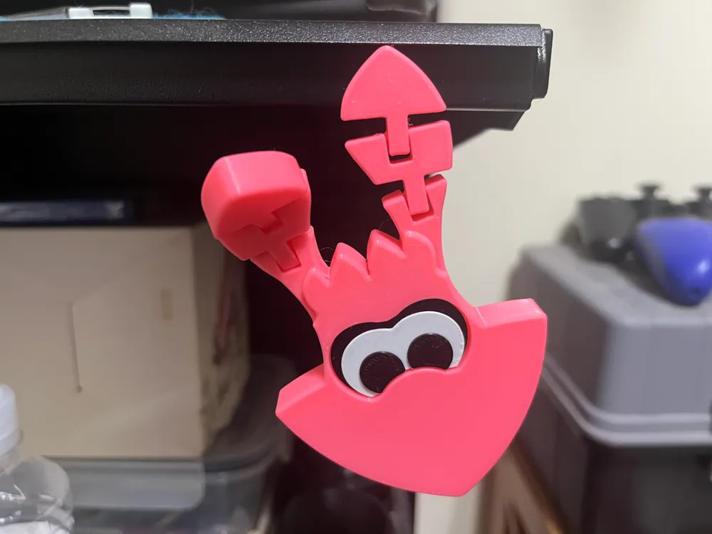 Splatoon Magnetic Articulated Refrigerator Magnet, Sticky Squid by ...