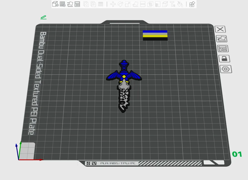 Decayed Master Sword Magnet by Skillos - MakerWorld