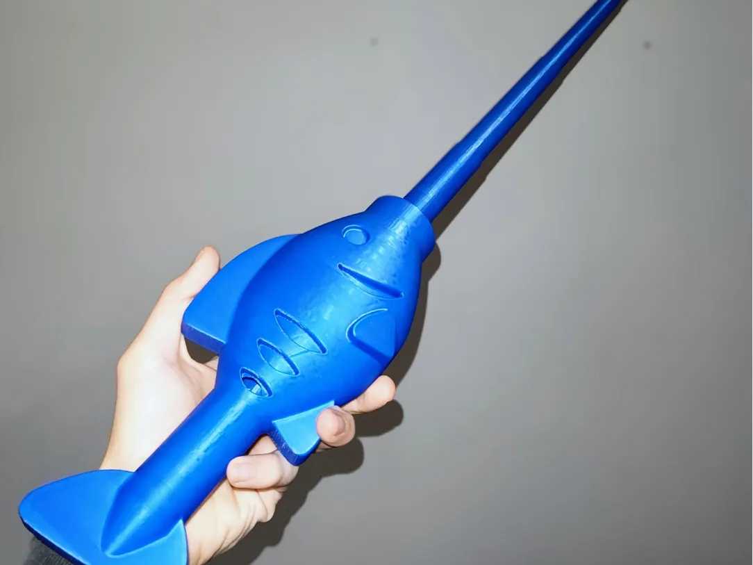 LEGOs Fish - Collapsing Sword Remix - Free 3D Print Model - MakerWorld