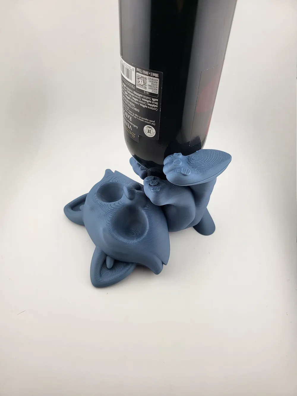 Raccoon wine bottle holder Easter drunk raccoon by Mad power MakerWorld ...