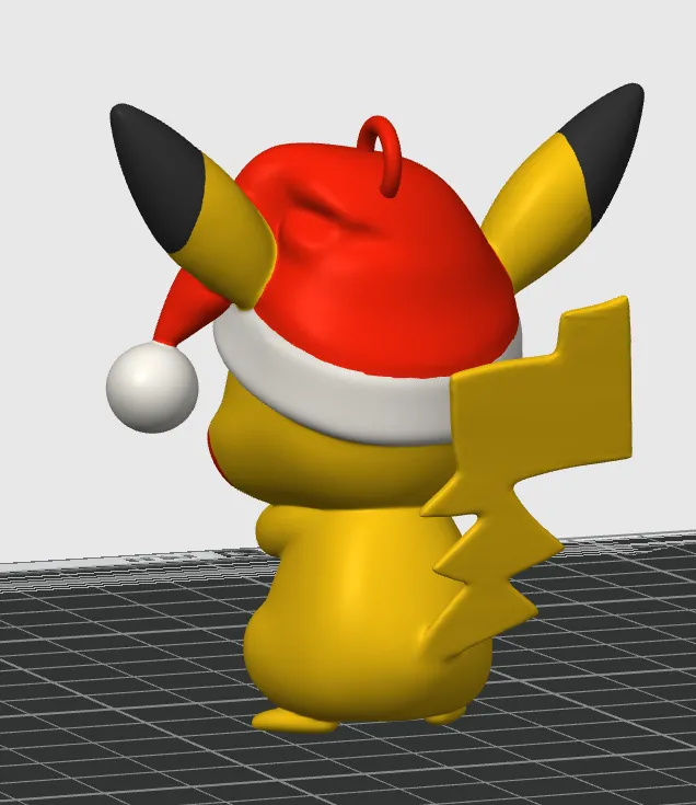 Santa Pikachu Ornament by JLabs3Dprinting - MakerWorld