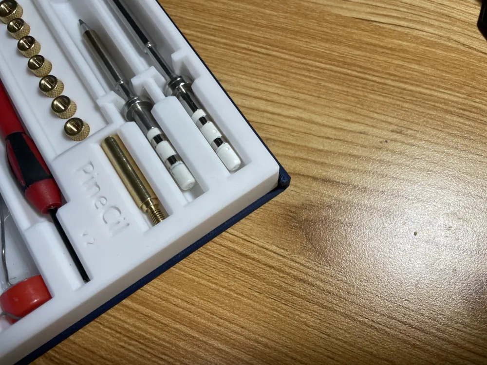 PINECIL Soldering Iron Case with Heat Set Inserts - Free 3D Print Model ...