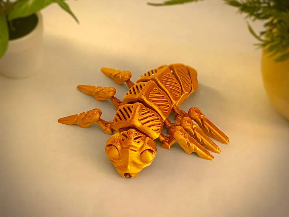 Hexapod Exoskeleton Articulated Insect by Entropy MakerWorld: Download ...