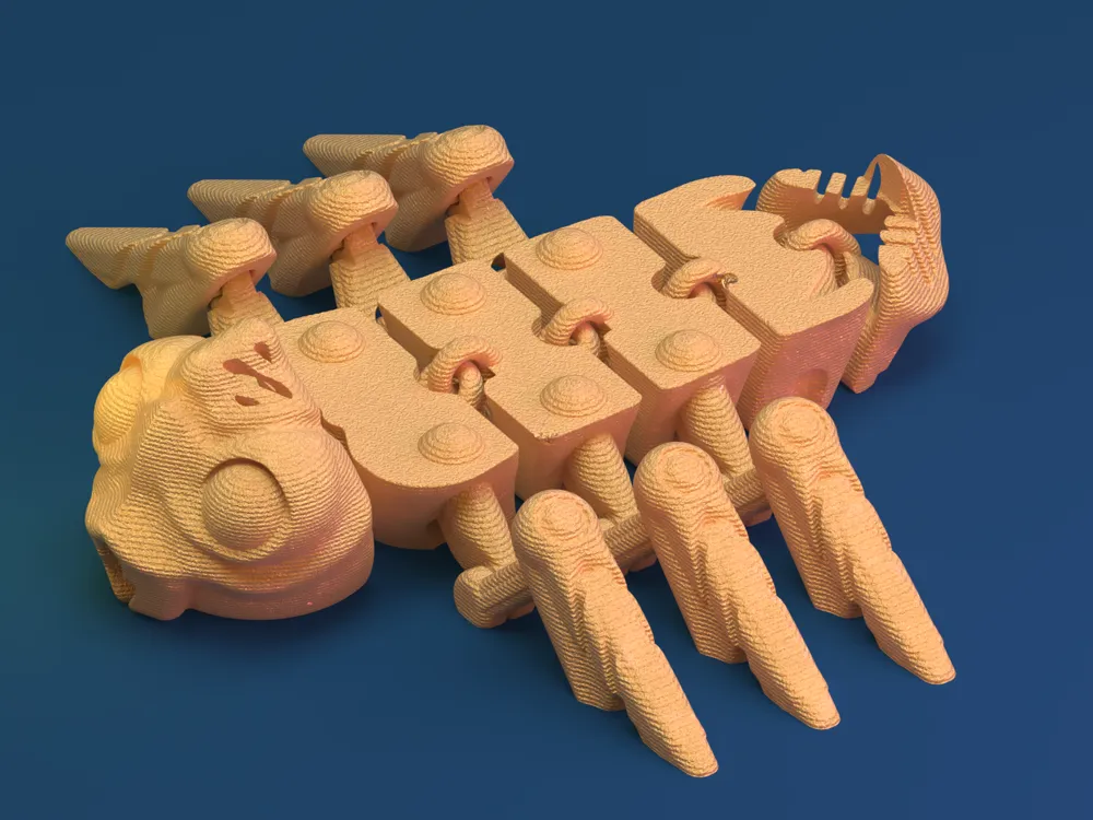 Hexapod Exoskeleton Articulated Insect by Entropy MakerWorld: Download ...