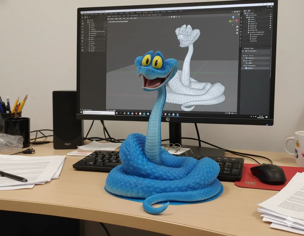 Gary De'Snake - Free 3D Print Model - MakerWorld