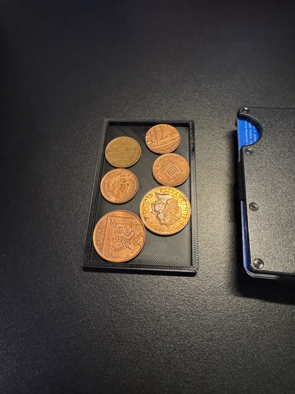 ridge wallet coin tray - Free 3D Print Model - MakerWorld