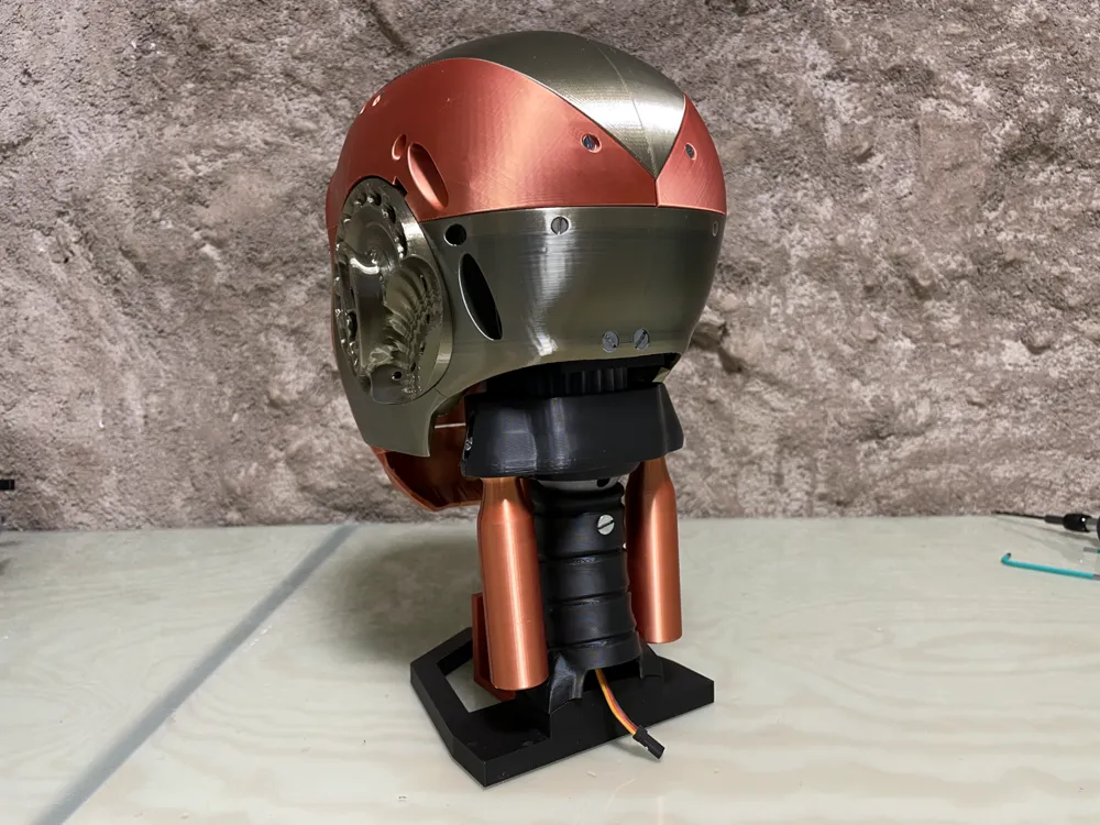 InMoov Robot Head Remixed by hilderonny MakerWorld: Download Free 3D Models