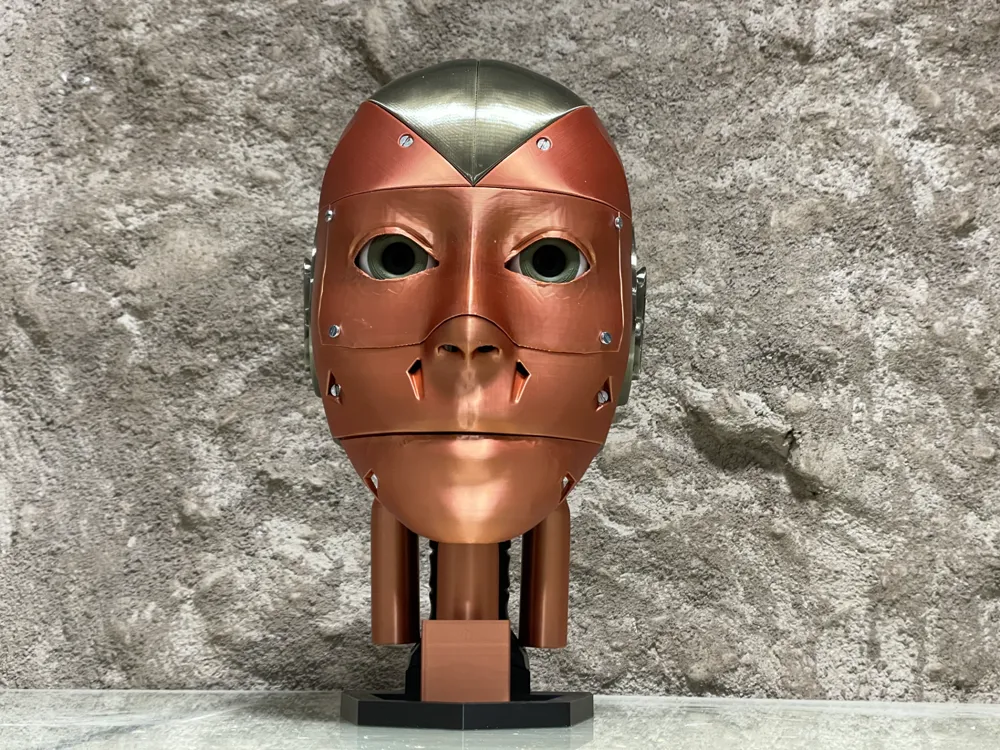 InMoov Robot Head Remixed by hilderonny MakerWorld: Download Free 3D Models