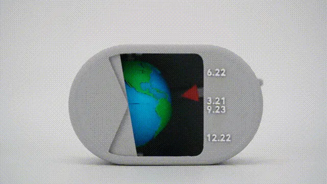 A geographic teaching model demonstrating the Earth's day/night cycle ...
