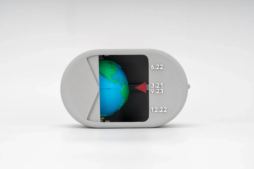 A geographic teaching model demonstrating the Earth's day/night cycle ...