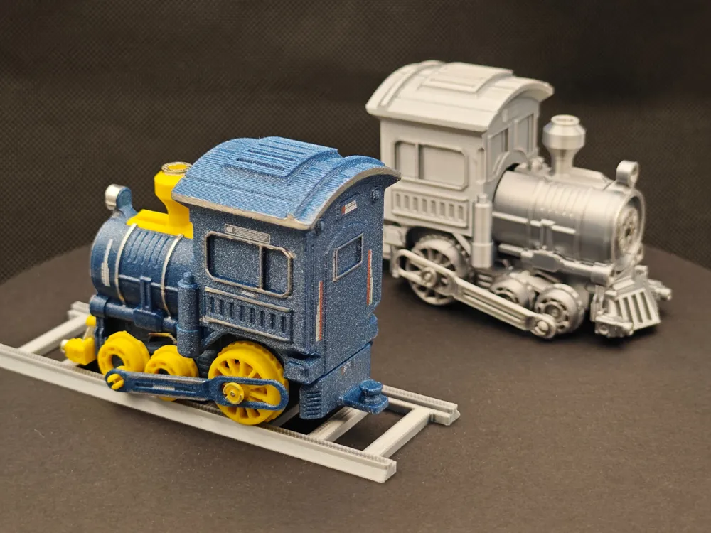 Cyberpunk Train - Palm-Sized - Free 3D Print Model - MakerWorld