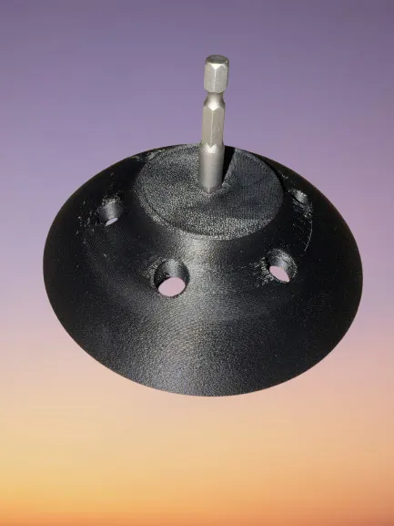 125mm Sanding Cup for Bowling Ball Resurfacing - Free 3D Print Model ...