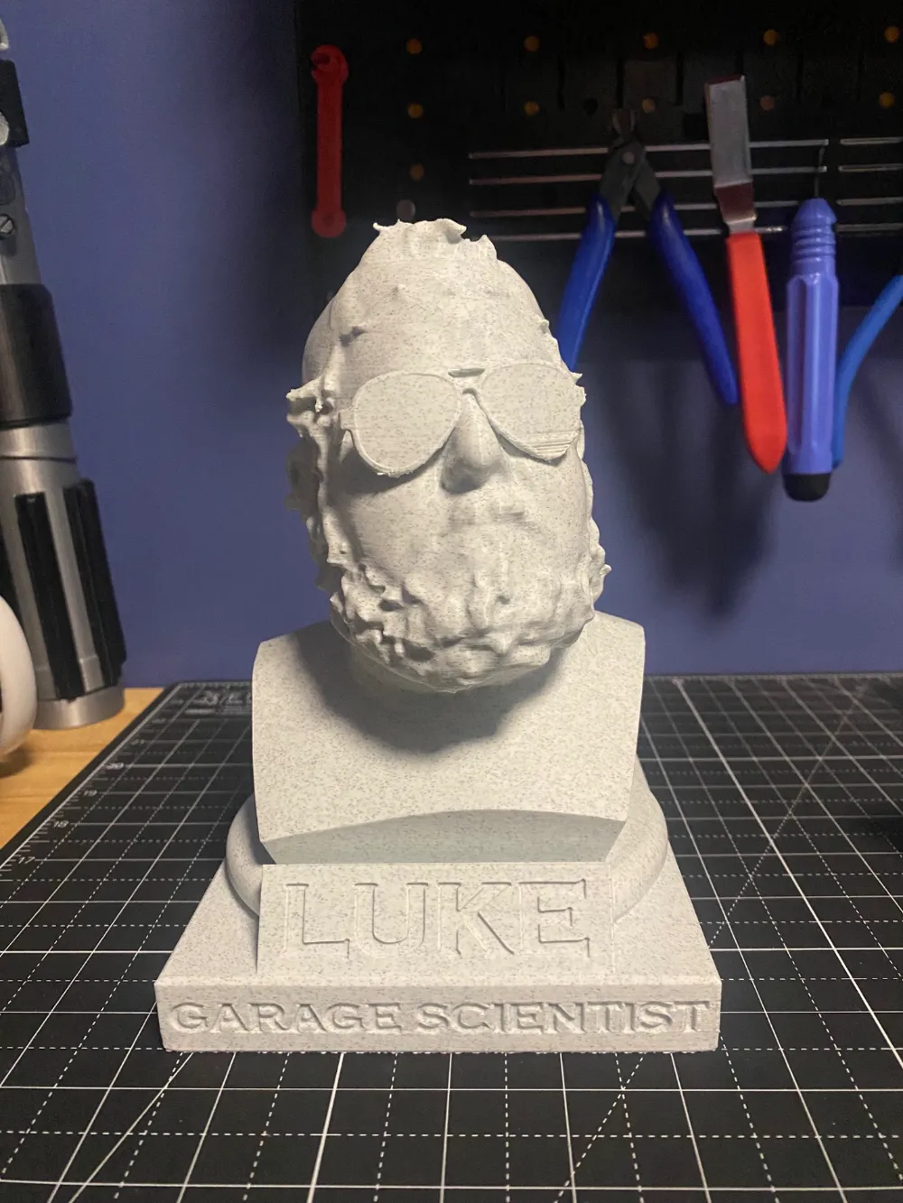 Garage Scientist Statue by lukeinthegarage - MakerWorld