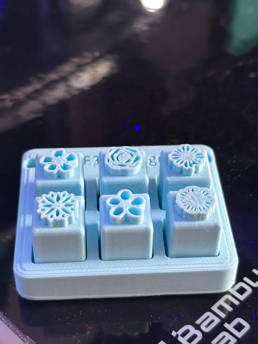 6 Mini Flower Stamps for Polymer Clay by MF3dDesignMakerWorld: Download ...