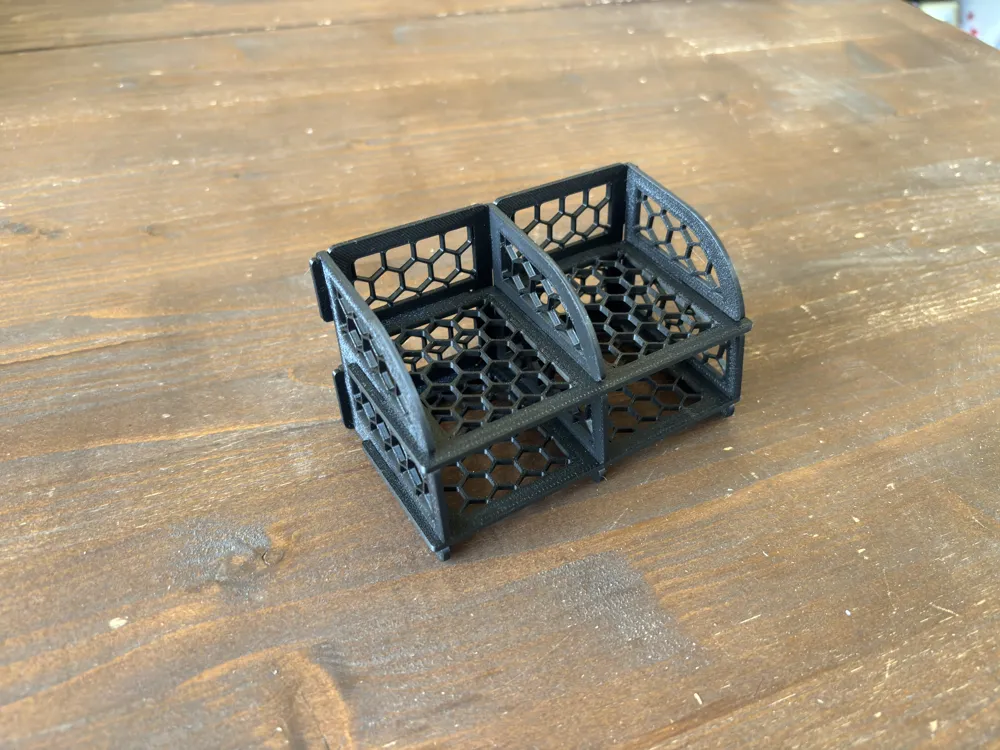 Card draw/discard tray Double Decker kit Mini by Patricktb3D MakerWorld ...