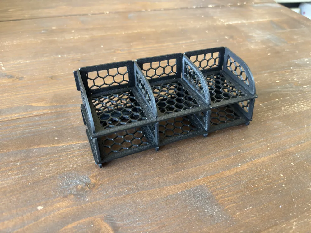 Card draw/discard tray Double Decker kit Mini - Free 3D Print Model ...