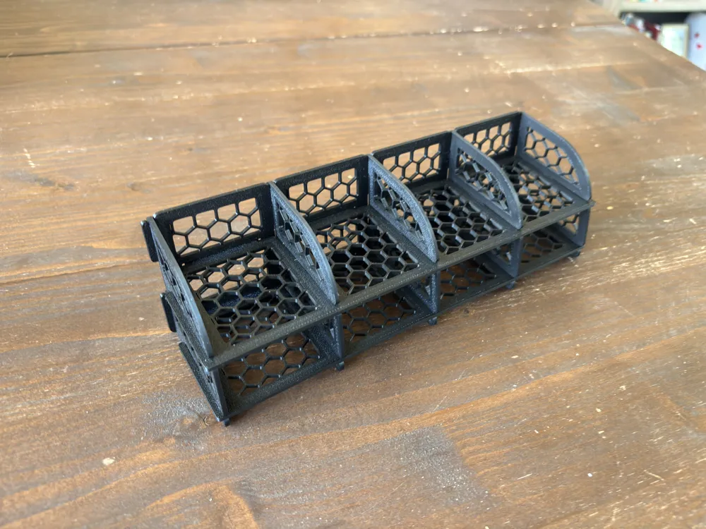 Card draw/discard tray Double Decker kit Mini - Free 3D Print Model ...